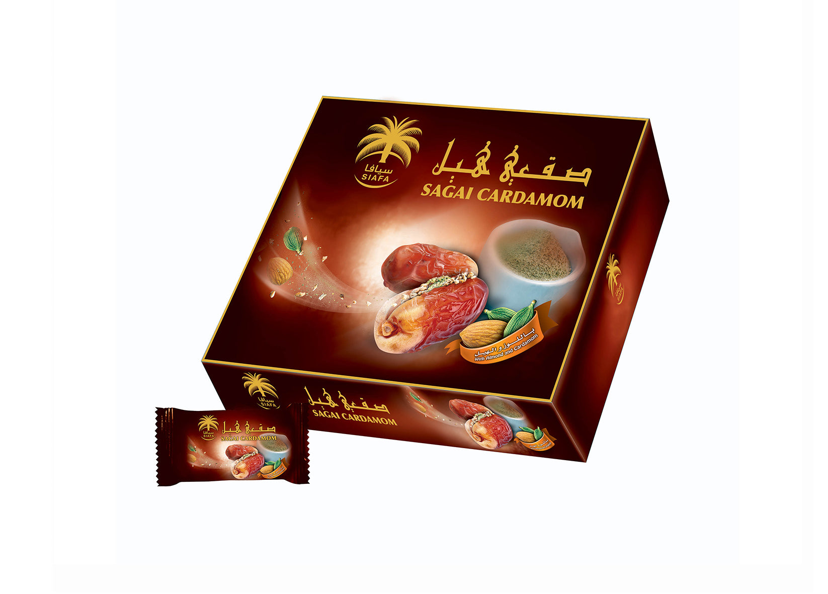 Siafa Sagai with Almond and Cardamom 300g – Wonder Dates