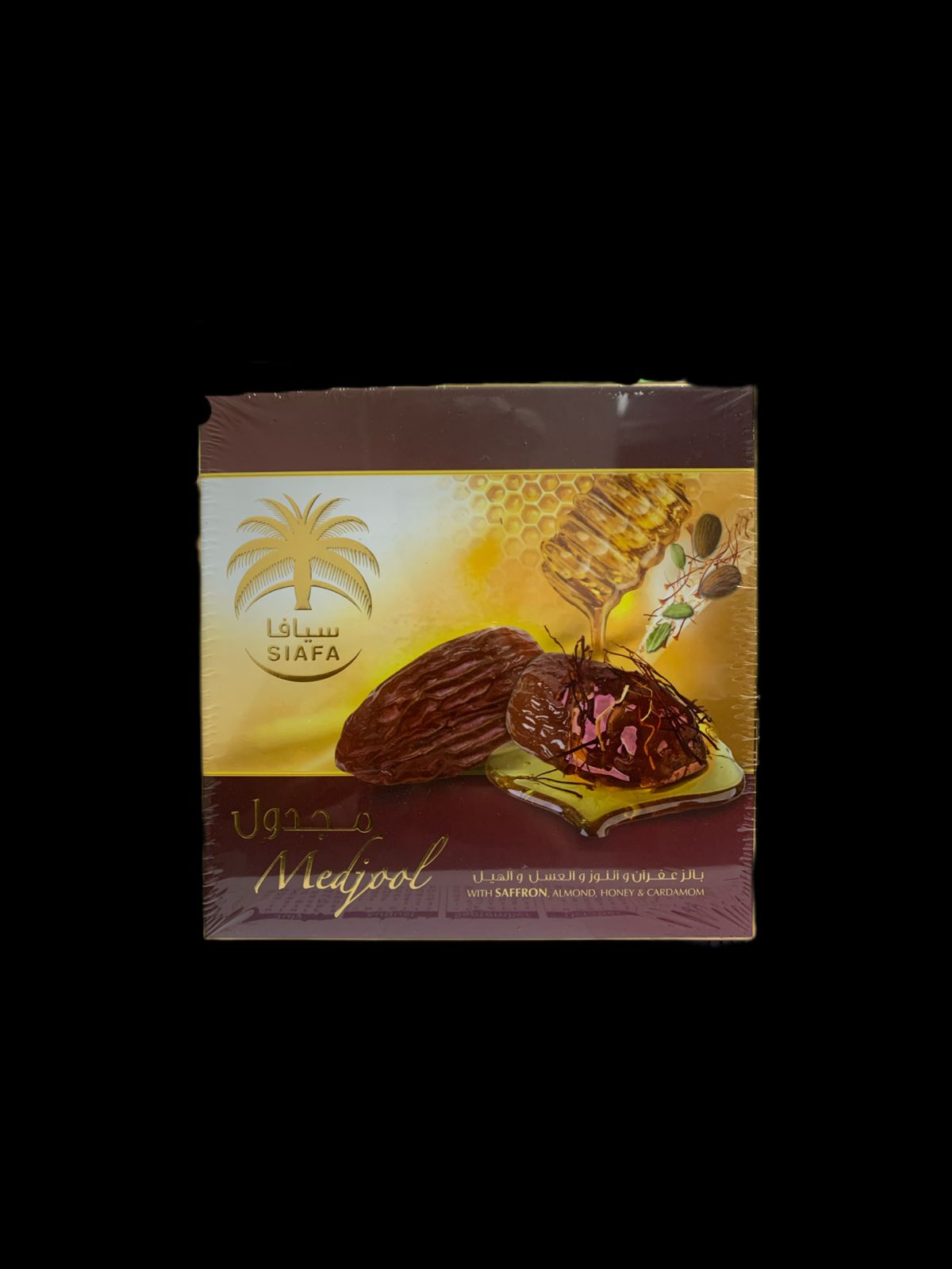 Siafa Medjool With Almond , Cardamom , Honey And Saffron 400g – Wonder ...